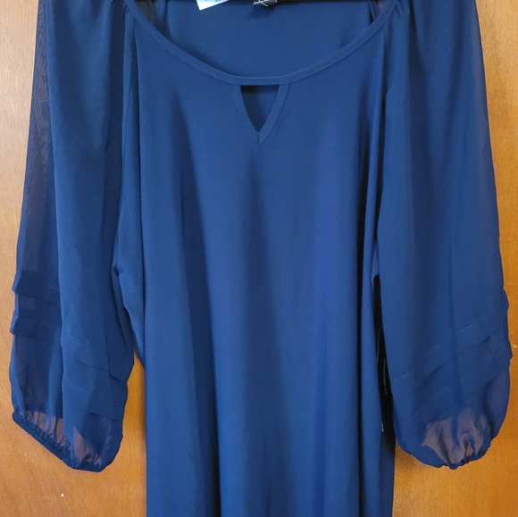 Adele and May | Tops | Adele And May 2x Top Navy Blue | Poshmark